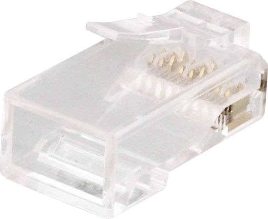 DELTACO MD-21, RJ45 connector voor patchkabel, Cat6a - UTP ...