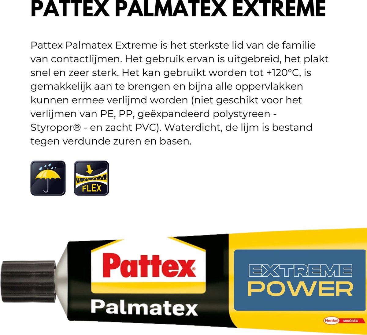 Pattex Palmatex Extreem Contactlijm – Voordeelbundel – 3 x 50 ml ...