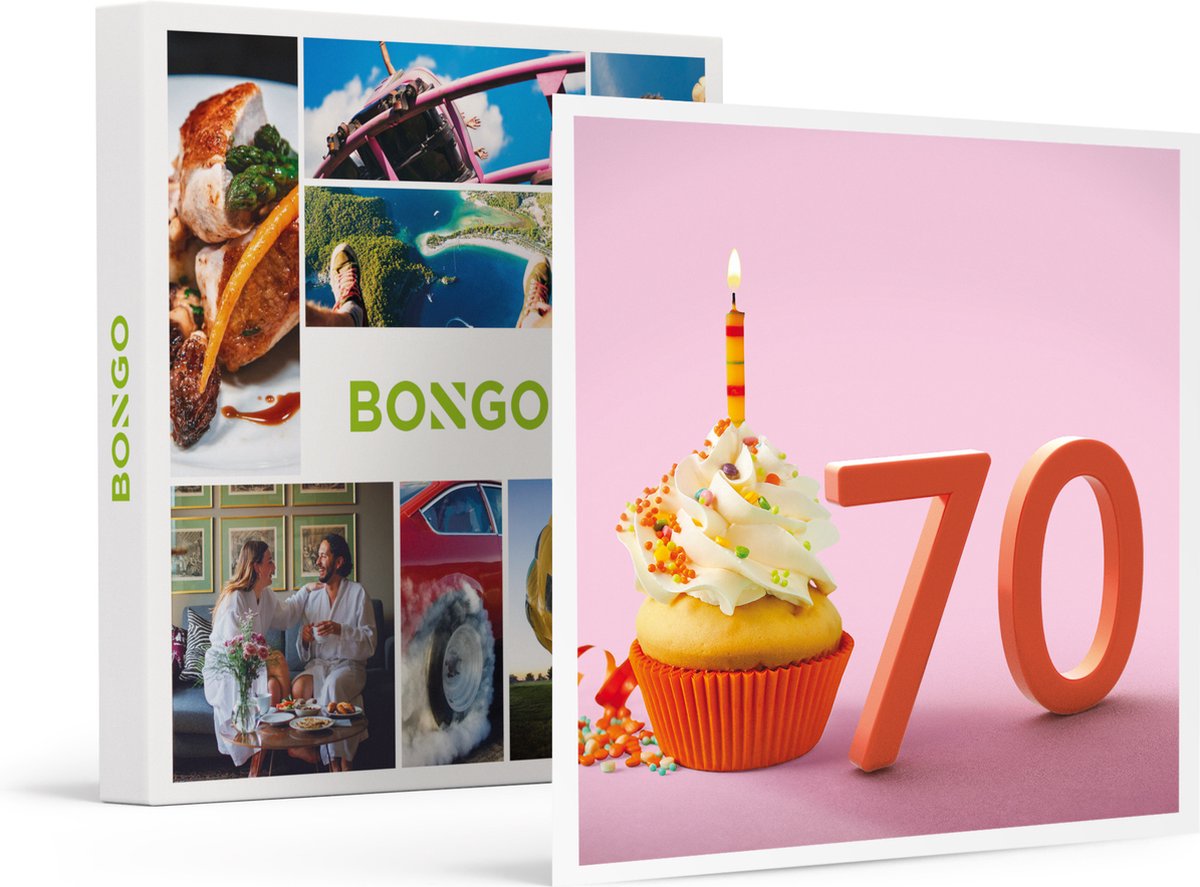 Bongo Bon - PROFICIAT, 70 JAAR! - Cadeaukaart cadeau voor man of vrouw ...