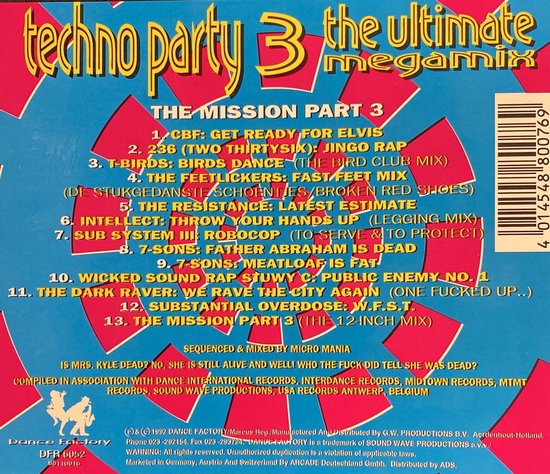Techno Party Vol.3, Various | CD (album) | Muziek | bol