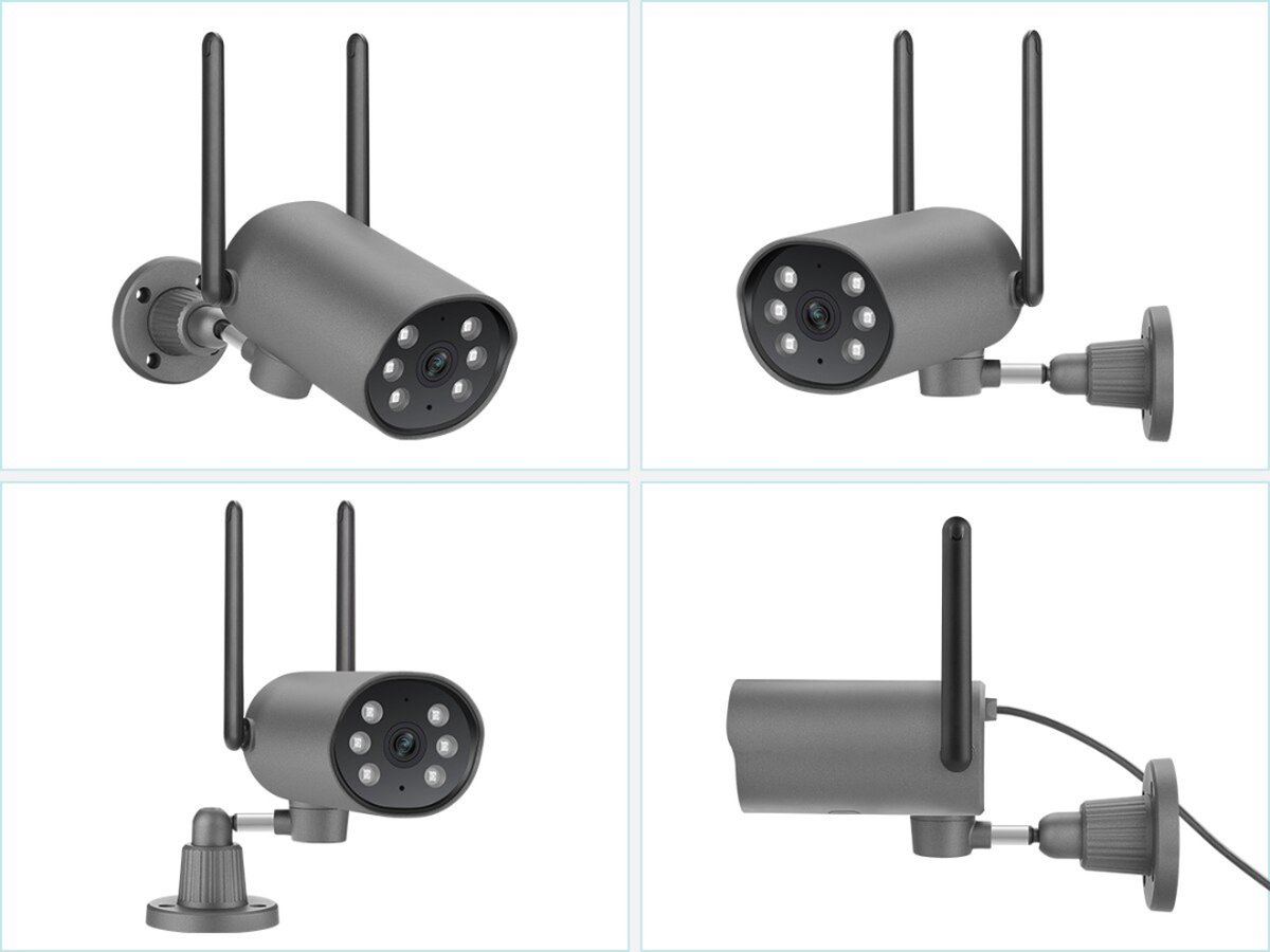 Novoz Buitencamera Wifi Met App - Draadloos - Bewakingscamera - Camera ...