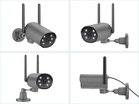 Buitencamera Wifi Met App - Draadloos - Bewakingscamera - Camera In ...