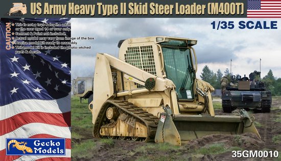 Gecko Models | 35GM0010 | US army heavy type II skid steer loader ...