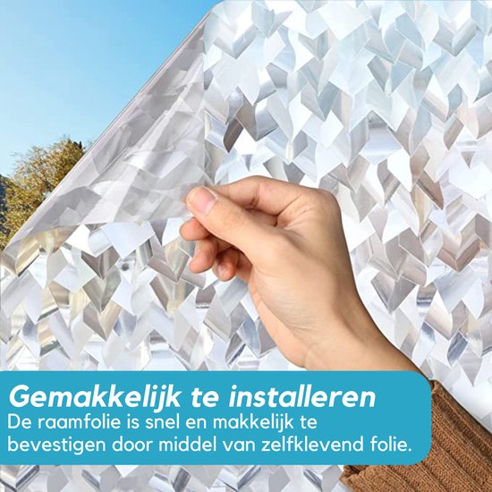 HCH Isolerende Anti Inkijk Statische Raamfolie – Geschikt voor alle ...