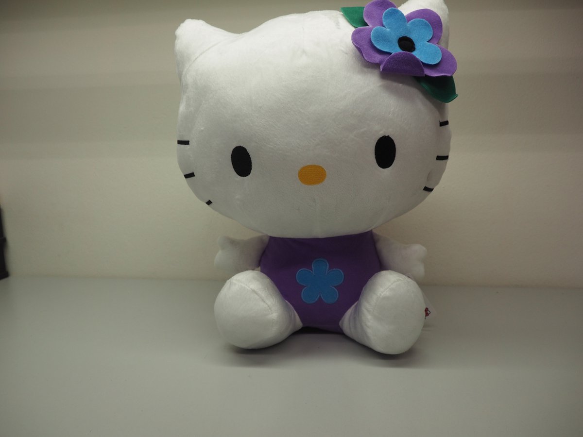 Hello Kitty Paars 35cm | bol.com