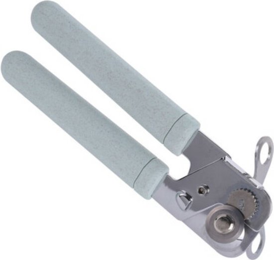 Keukengerei blikopener - Excellent - RVS en kunststof - groen - 20 cm | bol