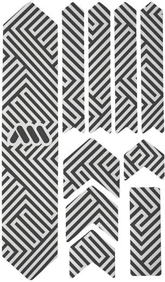 All Mountain Style Honeycomb Frame Guard Extra Stickers Zwart | bol.com