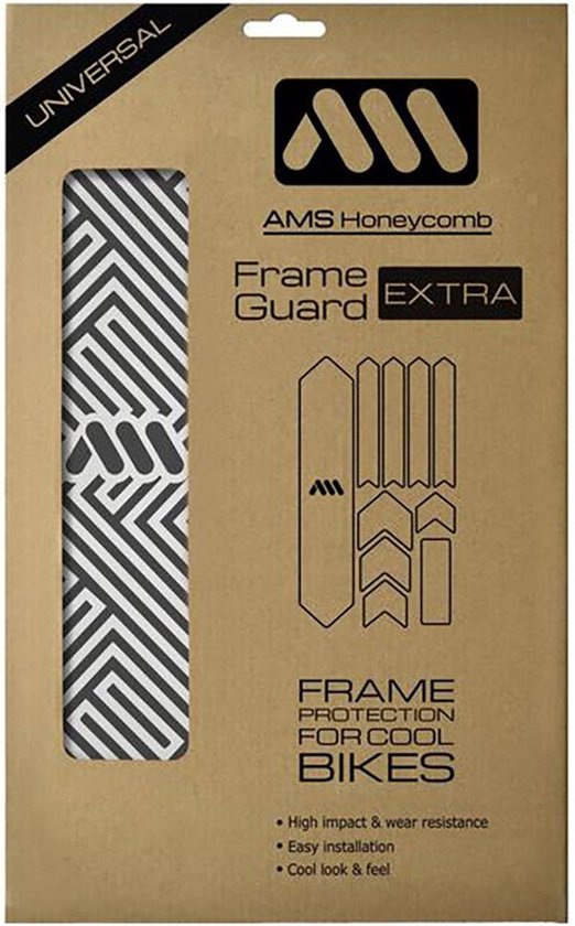 All Mountain Style Honeycomb Frame Guard Extra Stickers Zwart | bol