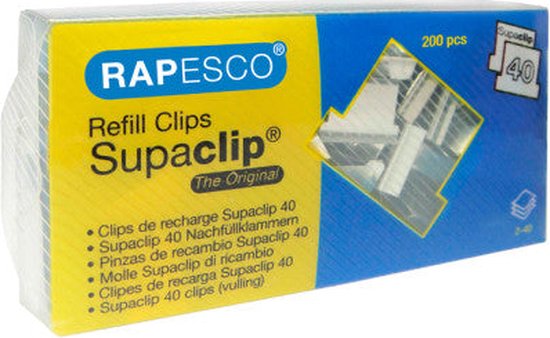 Supaclip 40 Refills 2-40vel 200st metaal | bol.com
