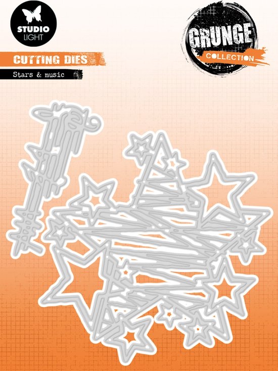 Studio Light Grunge Collection Cutting Die Grit Lines | bol