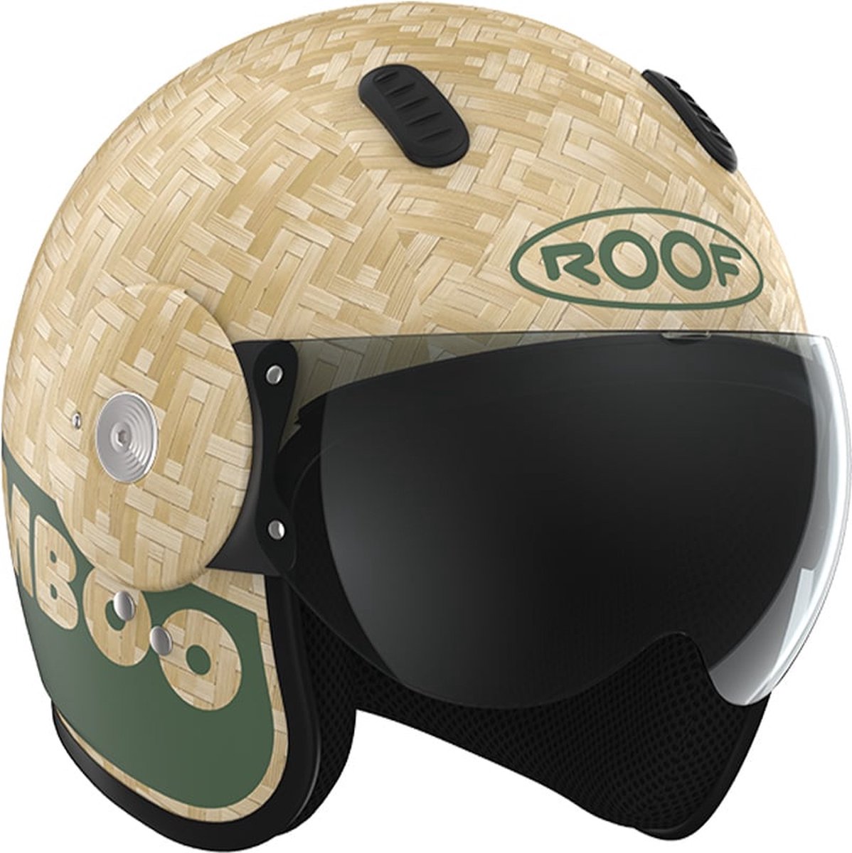 ROOF Bamboo Pure Mat Khaki Jet Helm M | bol.com