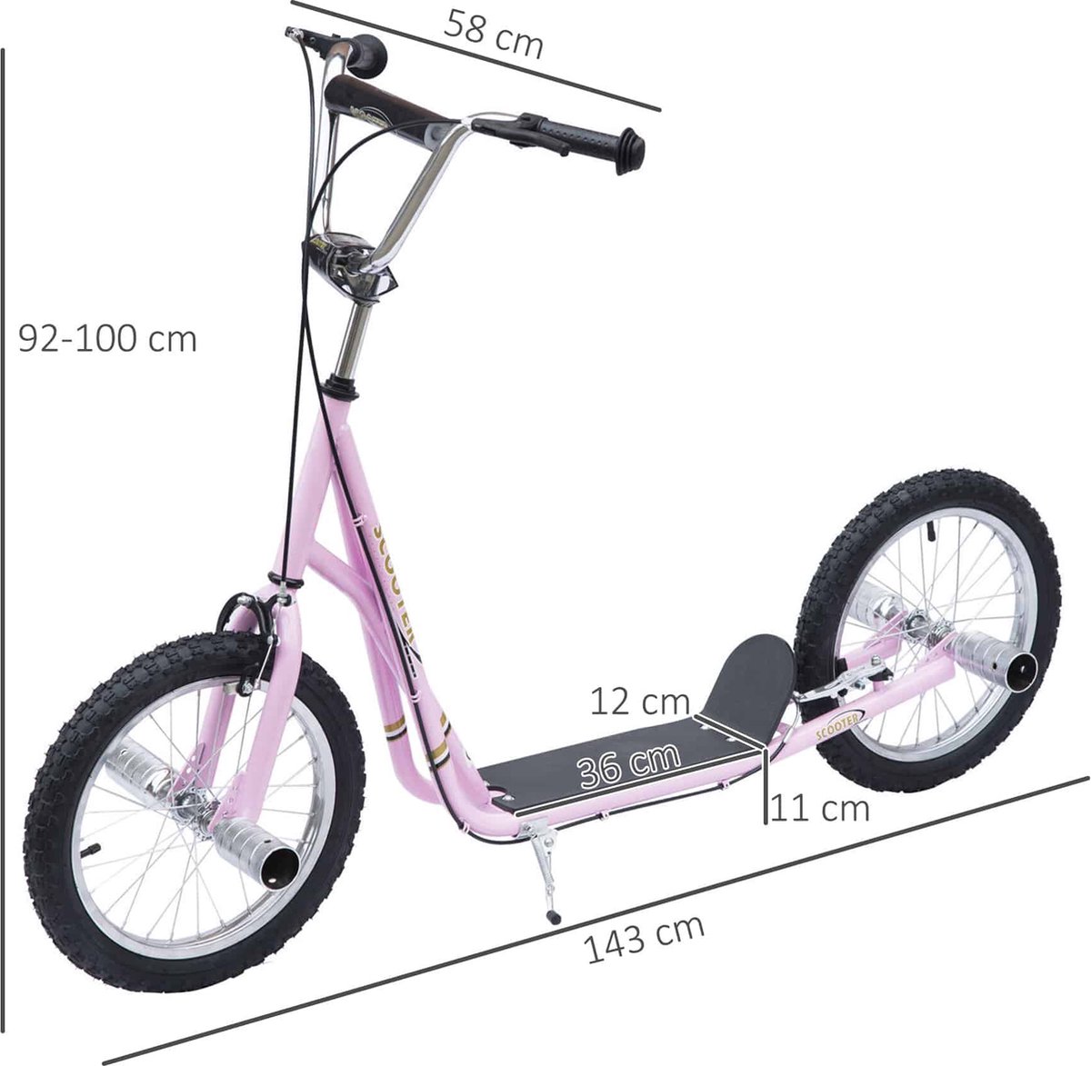 Kinderstep Step Scooter Stadsscooter Kinderen Scooter Kickboard Vanaf ...