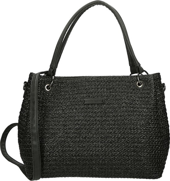 Enrico Benetti Rieten Handtas/Schoudertas Ibiza Zwart | bol