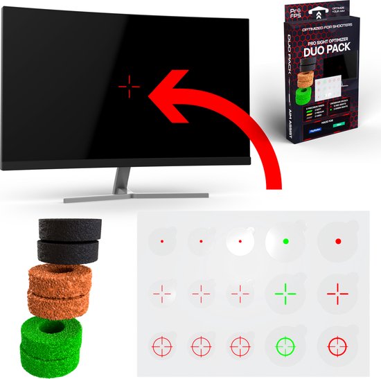 ProFPS Crosshair Decals & Precision Rings Duo Pack geschikt voor PS4 ...