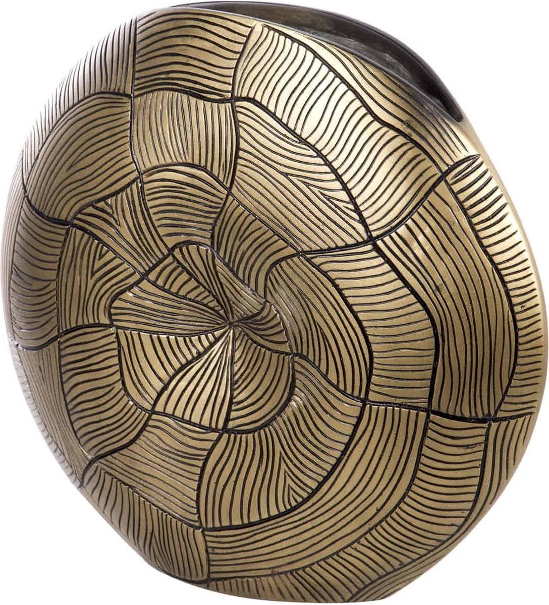 Vaas polystone – vaas Turtle, klein – vaas goud | bol.com