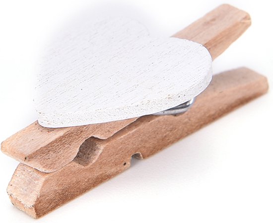 Kleine houten mini knijpers - 10 STUKS - Knijpertjes - Fotoknijpers ...