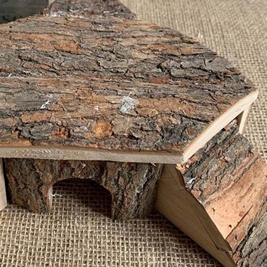 Hamster Cavia Houten Hideout Huis Klim Huis Speelgoed Verberg Kasteel ...