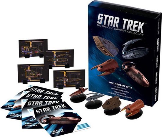 Star-Trek Shuttlecraft Set 8 (Vulcan Shuttle & Xindi-Insectoid ...