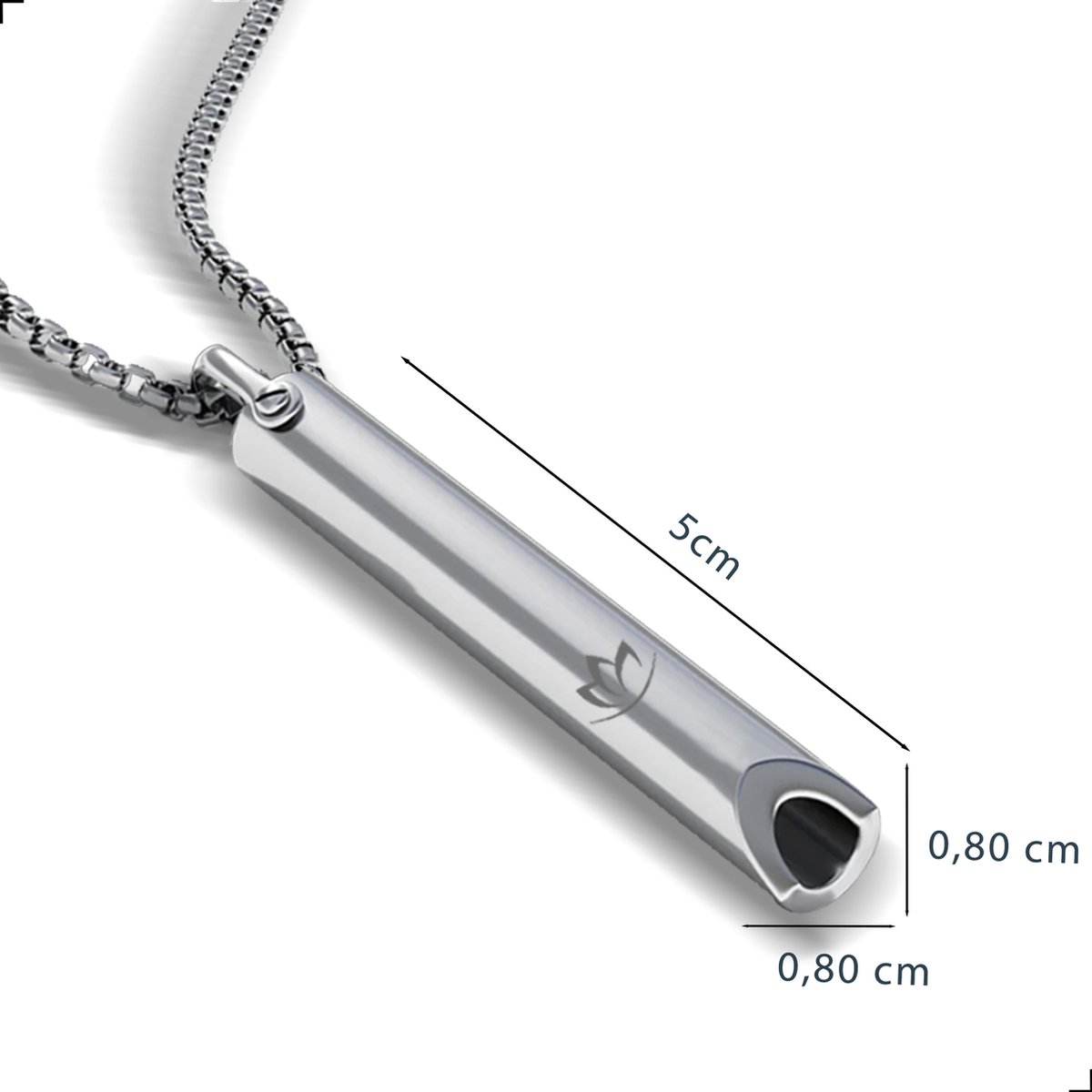 Calmind Aura [incl. E-book] - Royal Silver - Anti Rook Ketting ...