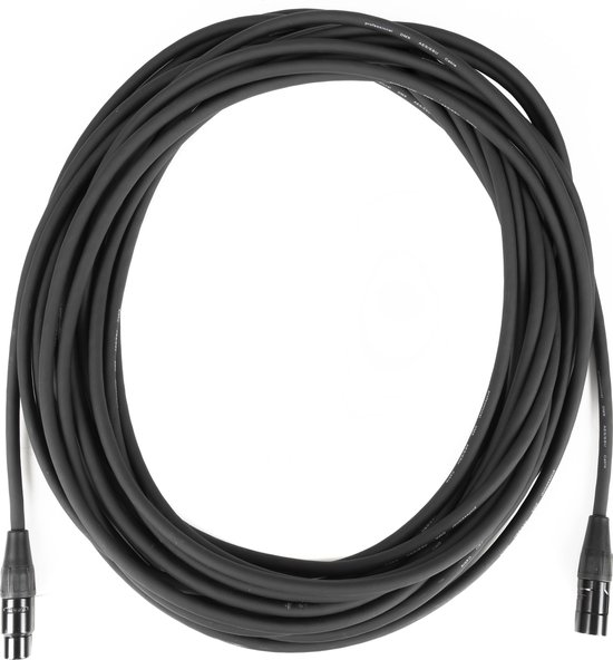 lightmaXX Ultra Series 5-Pin DMX Cable 15m (Black) - DMX-kabel | bol