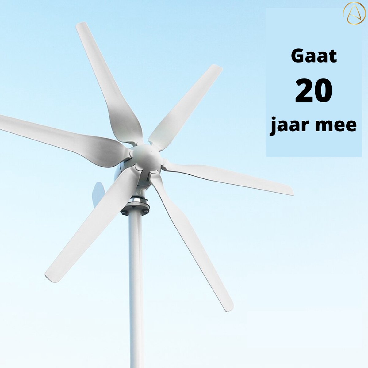 Arvona Windmolen - Windturbine - Windmolen Generator - 8 Wieken - 1000 W | bol.com
