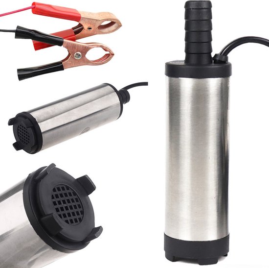 RVS Hevelpomp - Mini - Vloeistofpomp - 12 Volt - Diesel - Olie - Water ...