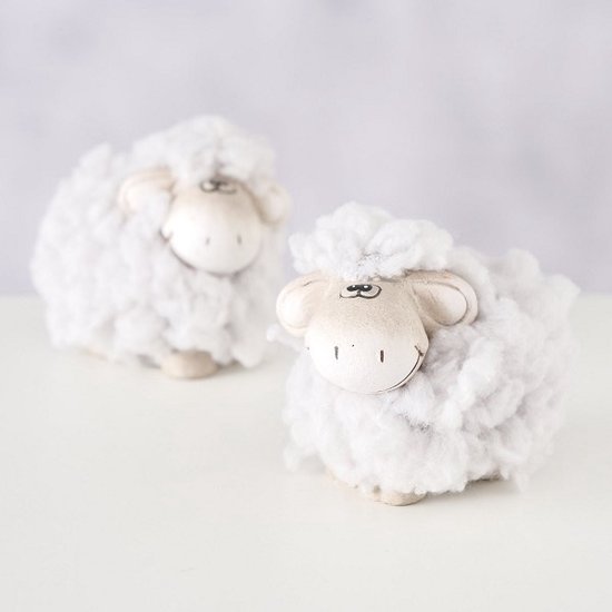 HBX natural living Deco schaap Falolo | 13 x 7 x 0,6 cm | bol