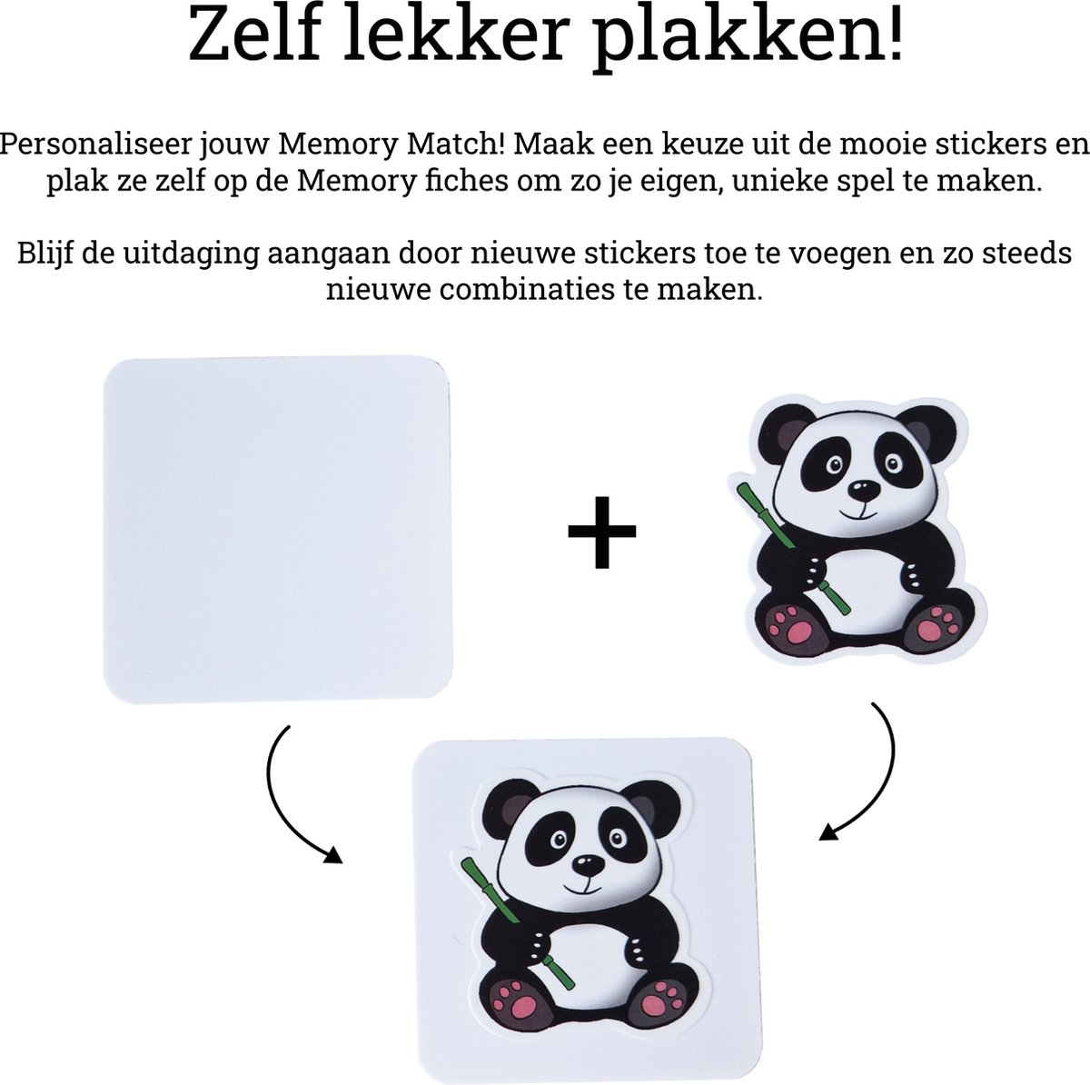 Memory Spelletjes - Memory Match Stickers Game - Montessori Speelgoed ...