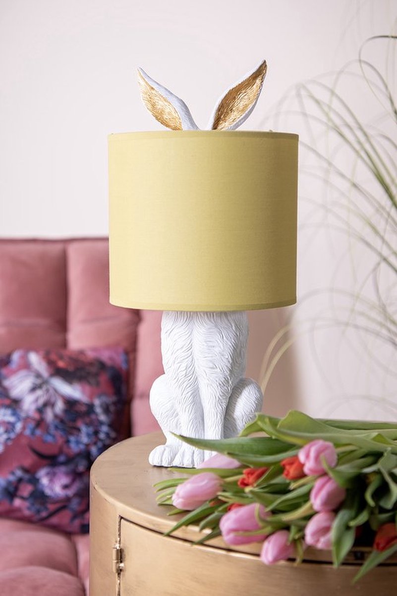 HAES DECO - Tafellamp - City Jungle - Konijn in de Lamp, formaat Ø ...