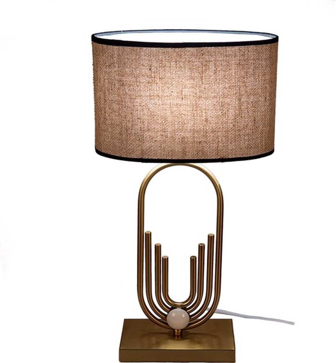 HAES DECO - Lampe à poser - Moderne Chic - Lampe Elégante, dim ...