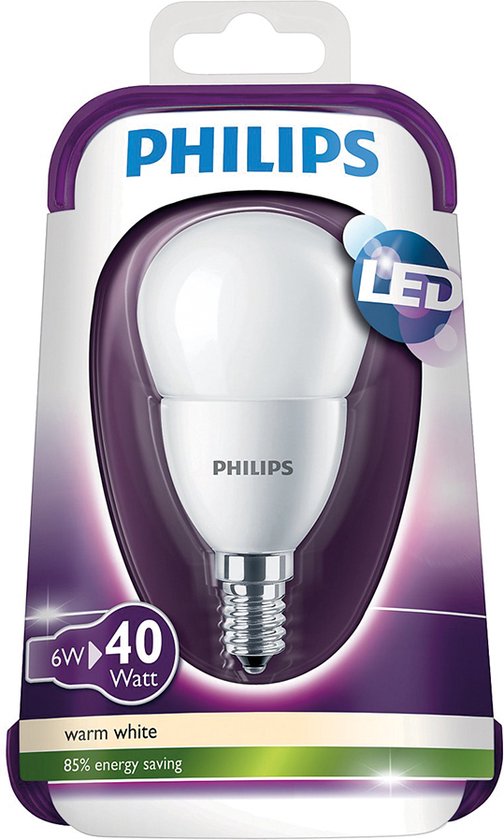 Philips LED 40W E14 WW 230V P48 FR ND /4 | bol.com