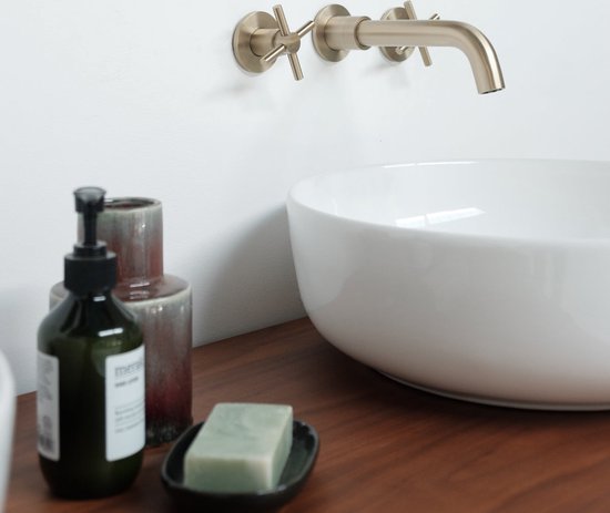 Furnified - Perth inbouwkraan - Goud | bol.com