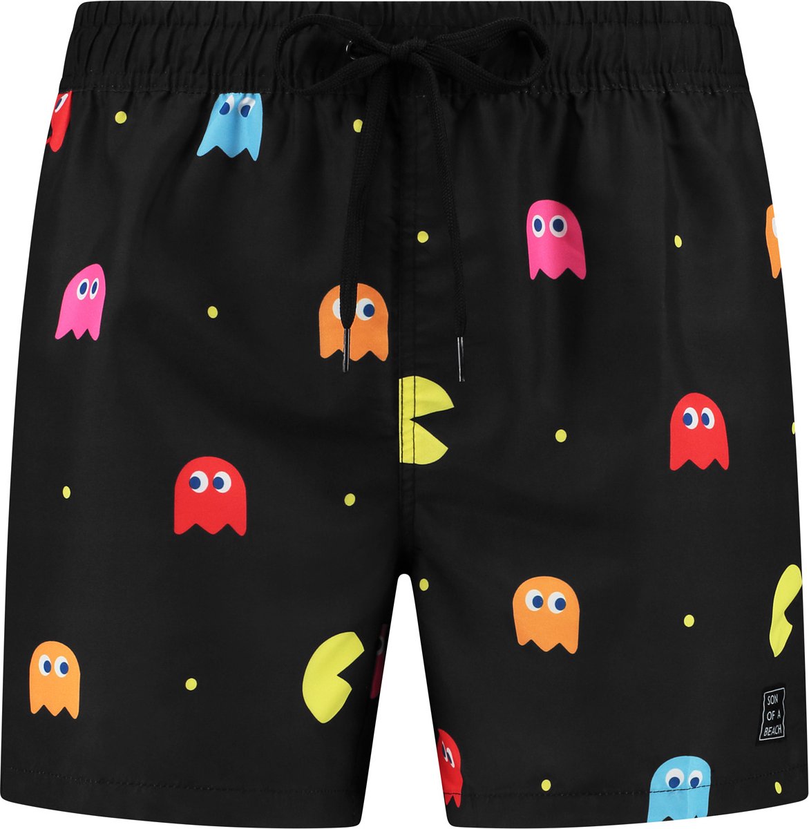 Son of a Beach vader en zoon zwembroek - pacman - zwart - maat L+146/ ...