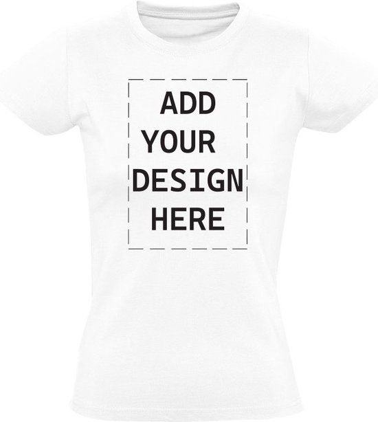 Add your design here Dames t-shirt| ontwerp | diy | dier | logo ...