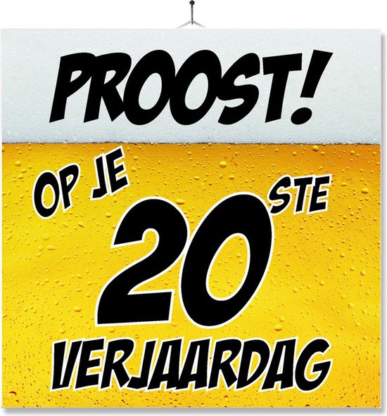 Tegel Met Opdruk | Grappig | Humor | Verjaardag kado | Proost op je ...