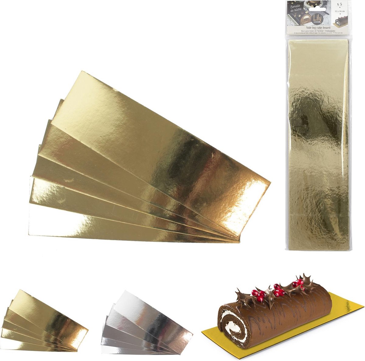 Lily Cook Slof onderleggers - Zilver | bol.com