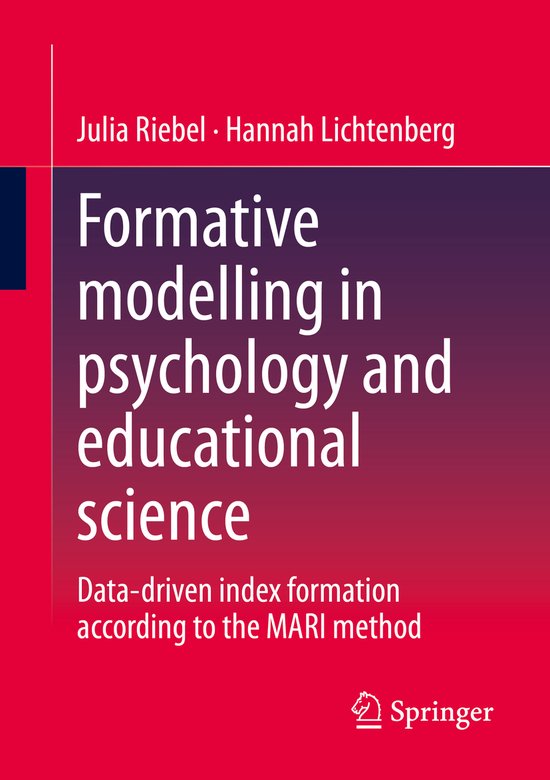 Formative Modelling in Psychology and Educational Science, Julia Riebel ...