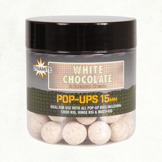 Dynamite Baits White Chocolate & Coconut Cream | Pop-Up Boilie | 15mm ...