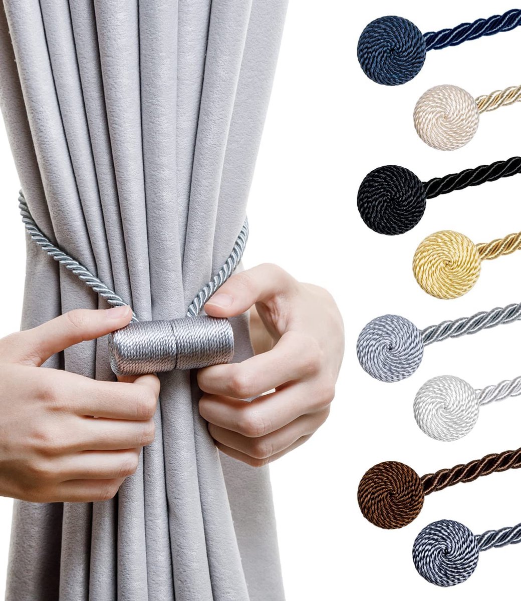 BOTC Gordijn Embrasse - 2 Stuks - Gordijnhouders - Gordijn Embrasse ...