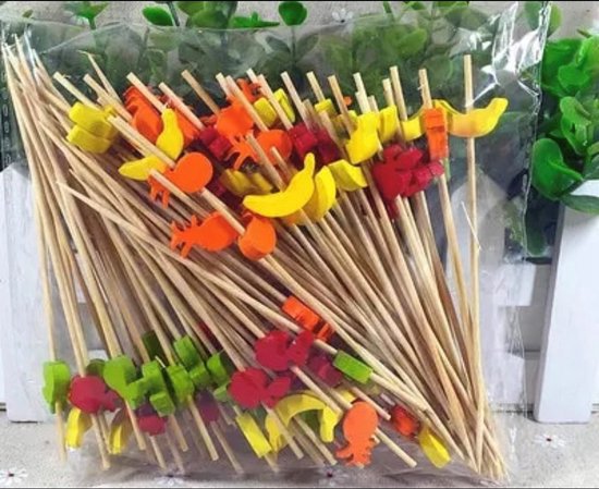 Akyol - 10 x cocktail prikkers -verjaardag prikker - fruit cocktail ...