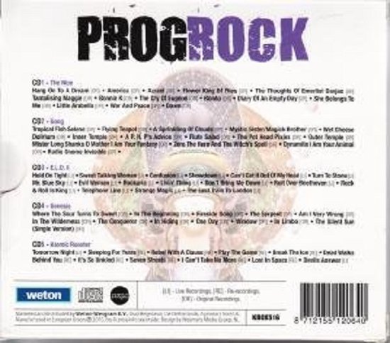 Progrock 5CD Box, The Nice, Gong, E.L.O2, Atomic Rooster, Genesis. | Muziek | bol.com