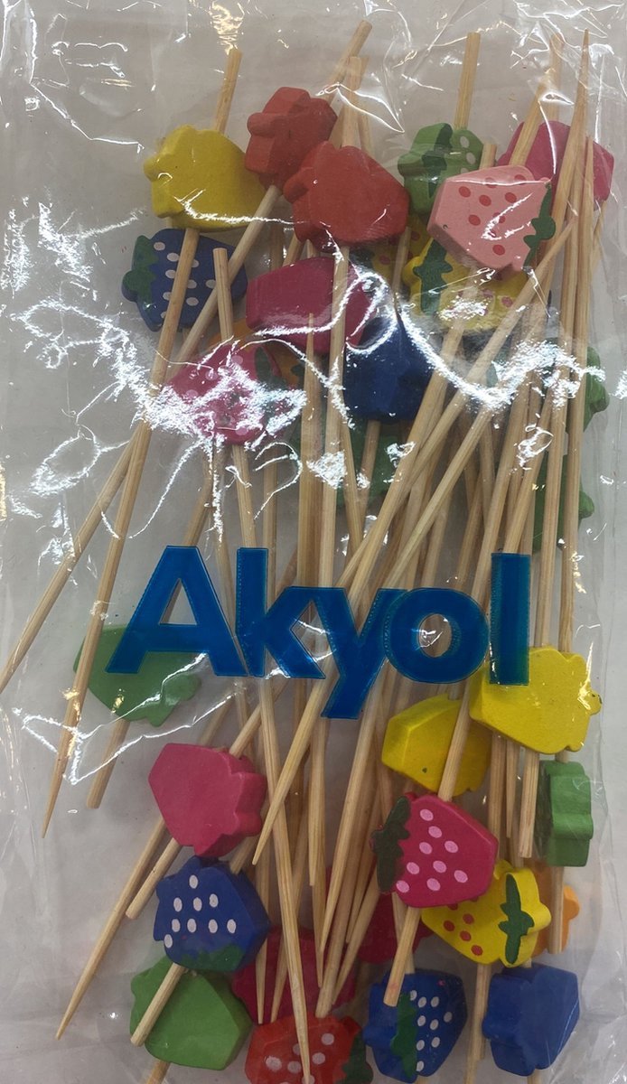 Akyol - 10 x cocktail prikkers -verjaardag prikker - fruit cocktail ...