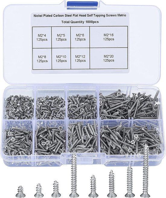 zelftappende schroeven-assortimentset / universal screw assortment box ...