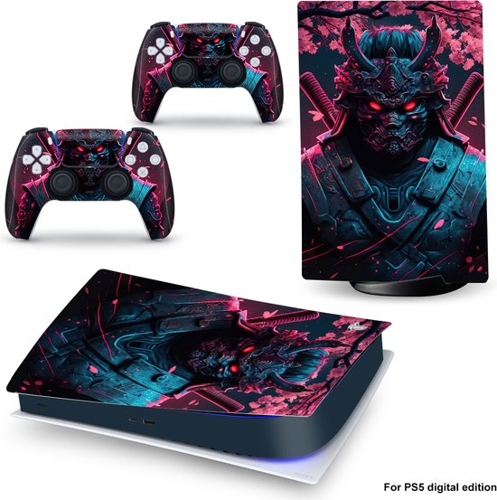 Console en controller vinyl sticker - "Samurai soldier" - skin - decal ...