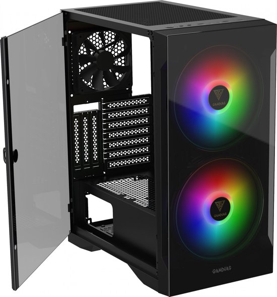 GAMDIAS Case Apollo E2 Elite TG ARGB - PC Behuizing | bol