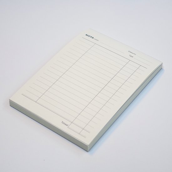 Notablok A6 - 2x50 vel - doorschrijvend - wit & geel vel - 8 bloks in ...