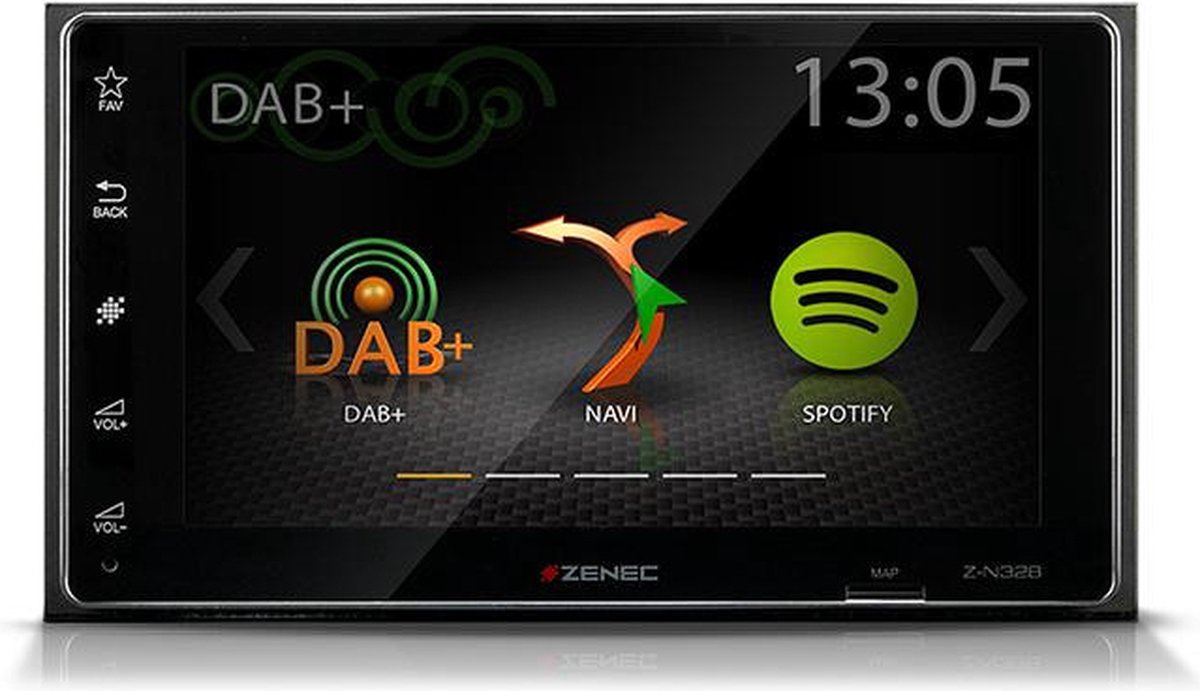 Zenec Z-N328 - 2DIN autoradio DAB+ Bluetooth - navigatie optie | bol.com