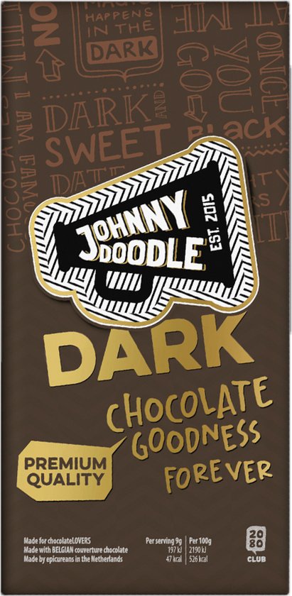 Johnny Doodle Plain Dark | bol.com