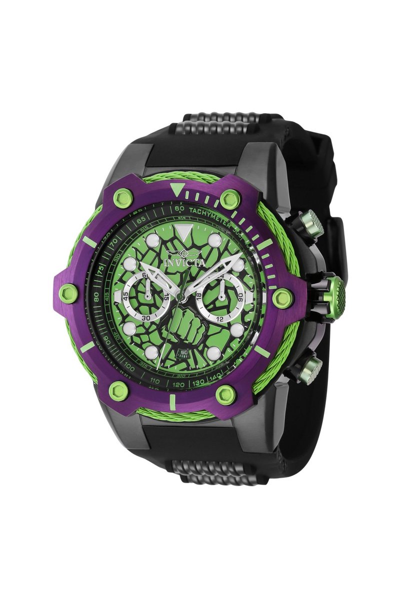 Invicta Marvel - Hulk 43392 Quartz Herenhorloge - 51mm | bol.com