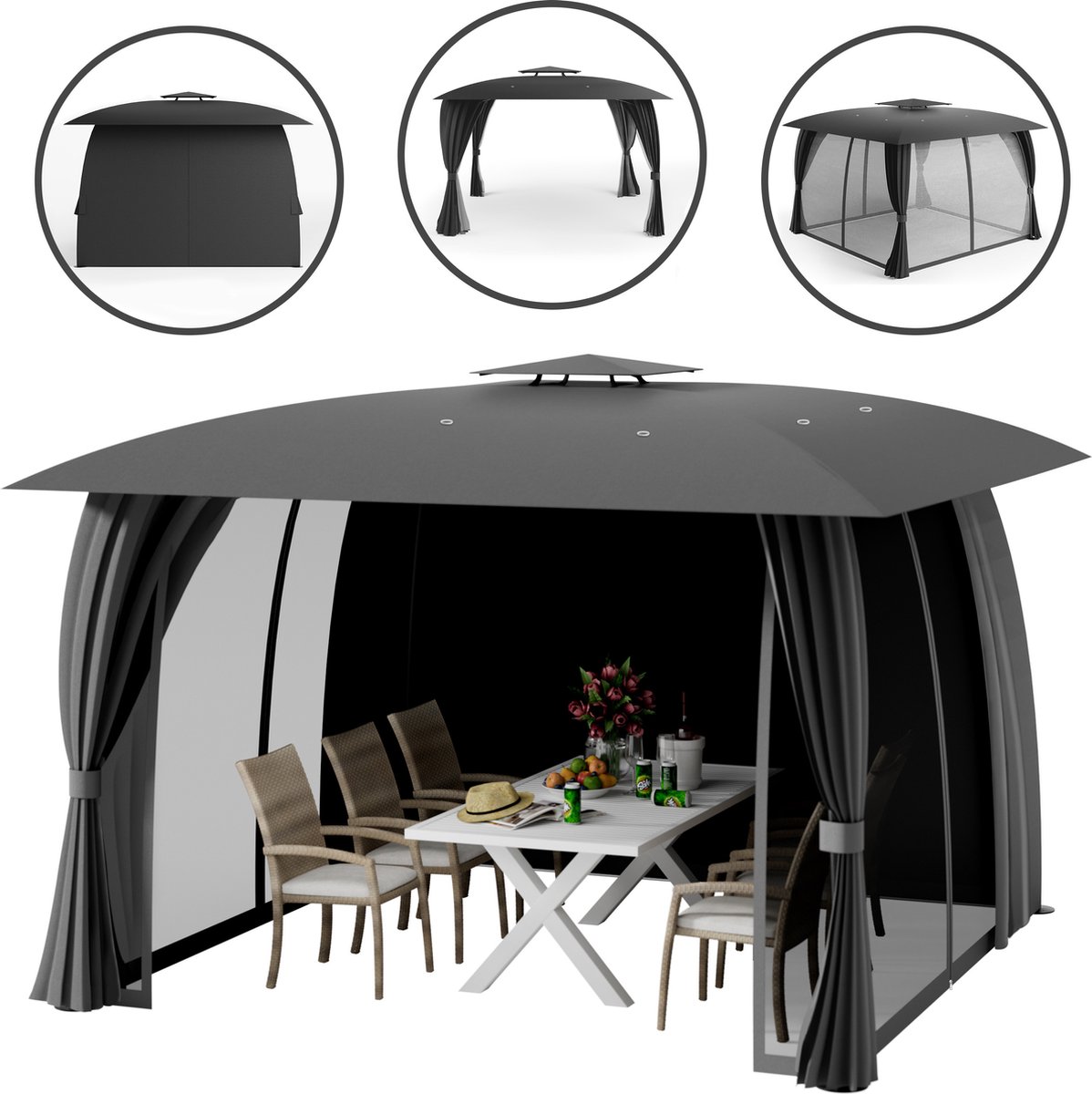 Trend24 - Paviljoen - Partytent 3x3 - Partytent - Paviljoen ...